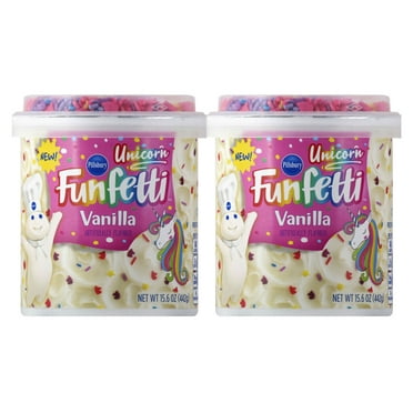 Pillsbury Funfetti Bold Purple Vanilla Frosting, 15.6 oz - Walmart.com