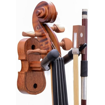 Violin Hanger Wall Mount with Bow Holder Home & Studio Wall Mount ...