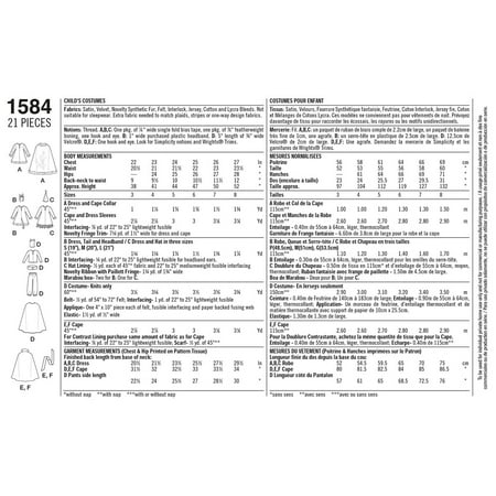 Simplicity Crafts Costumes-3-4-5-6-7-8 | Walmart Canada