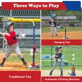 Adjustable T-Ball Set for Kids 3-8 | Outdoor Baseball Toy with Bat ...