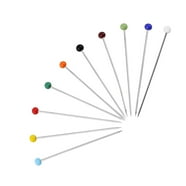 Unique Creativ Assorted Colour Plastic Head Pins, 300 pieces, 27 mm x 0 ...