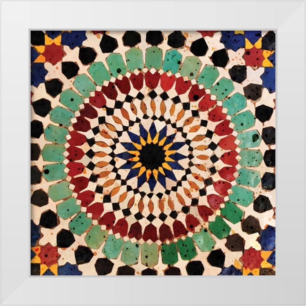 BoMo 20x20 White Modern Wood Framed Museum Art Print Titled - Faith ...