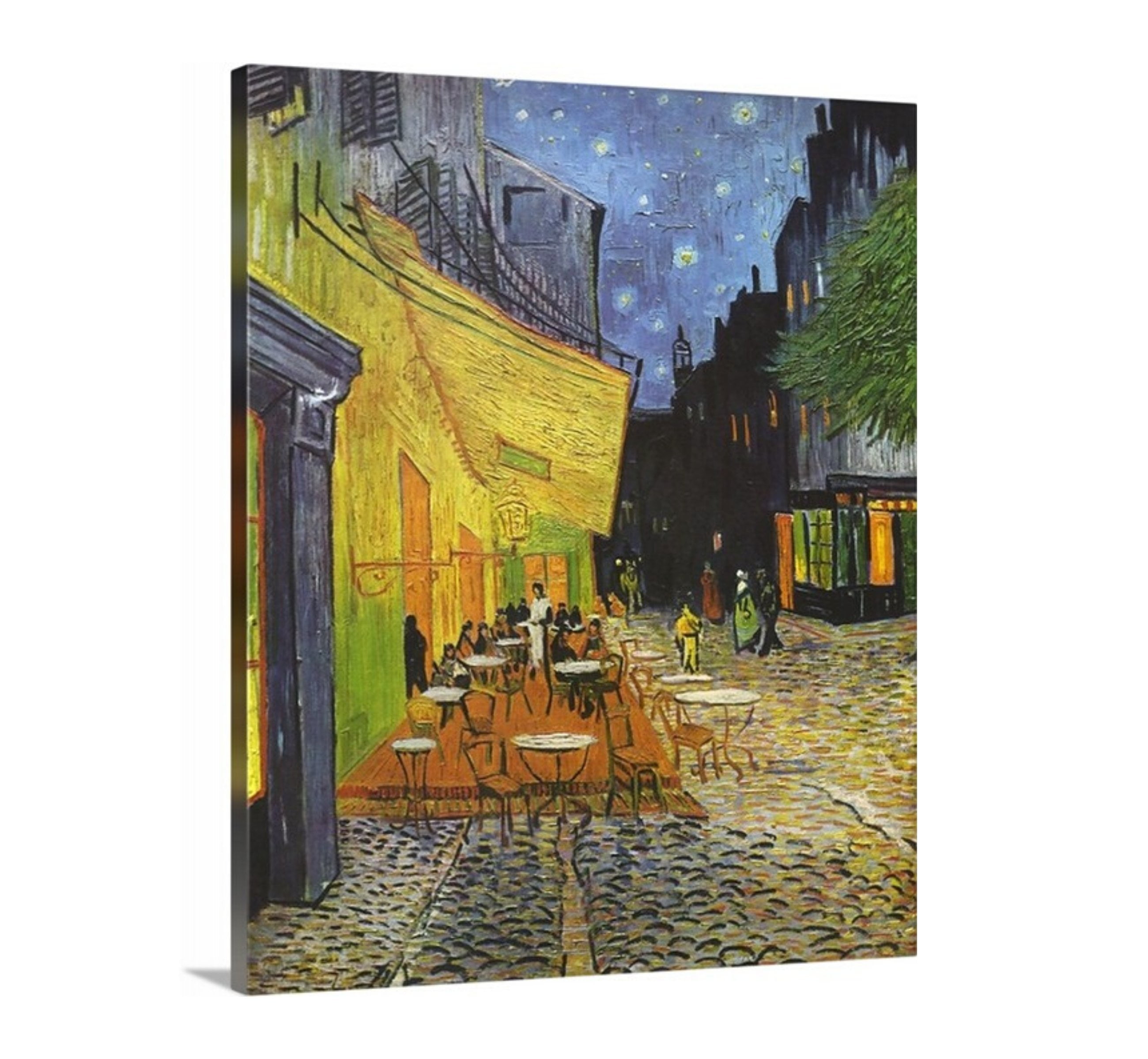 Cafe Terrace at Night by Vincent VAn Gogh - Walmart.com