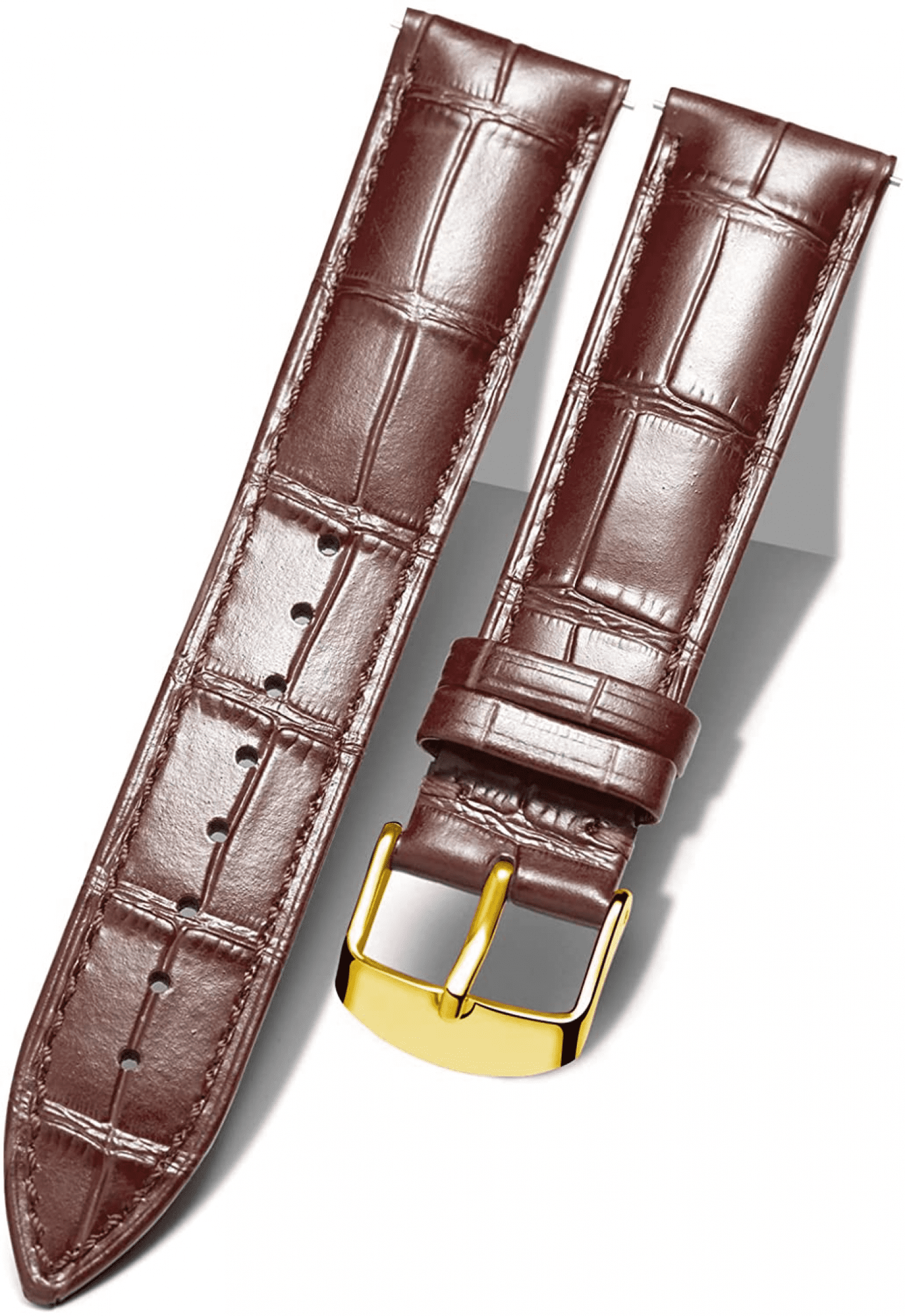 XIHAMA Genuine Leather Replacement Watch Band Multicolor Waterproof for ...