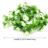 Yesbay 1Pc Rose Artificial Vines Plastic Delicately Cut Simulation ...