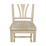 International Concepts S-9182 Fanback Stool, 24", Ready To Finish - Walmart.com