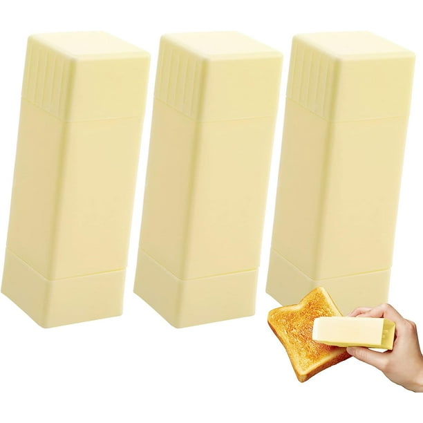 SHAR (3 Pieces) Butter Stick Holder, Rotating Butter Stick Butter ...