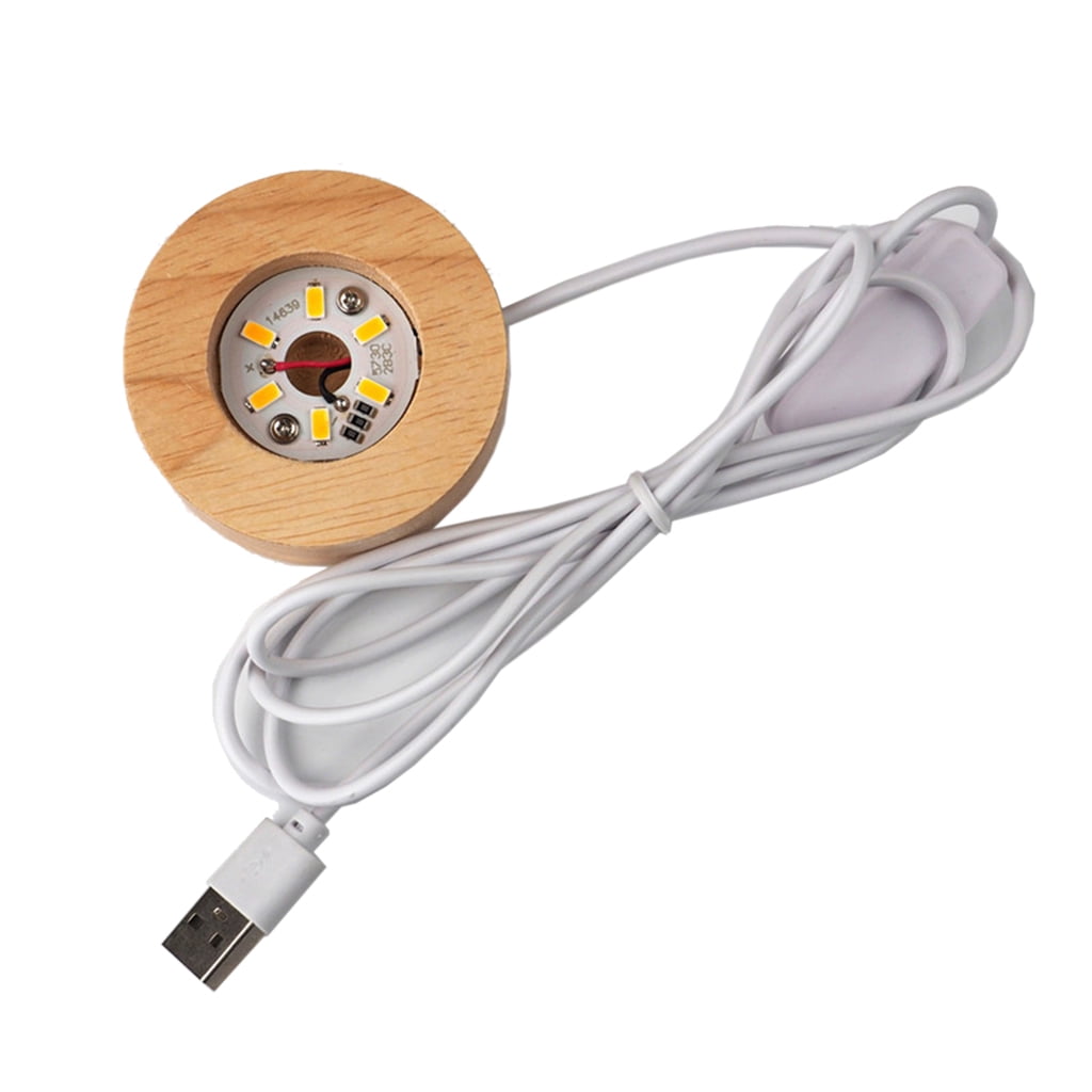 Crystal Glass Resin Art Mold Bedside Light Mould Crystal Ball Night ...