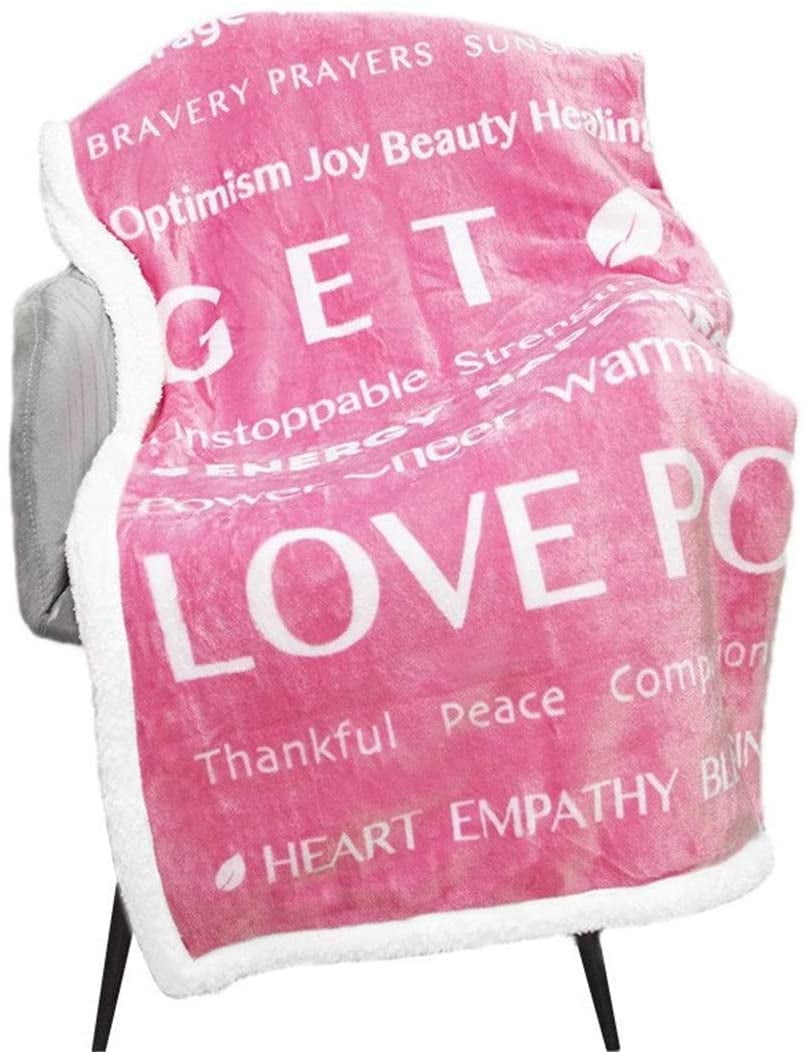 Fleece Healing Thoughts Blanket, Warm Hug Throw Blanket Get Well Hope ...
