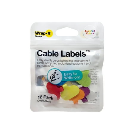 Wrap-It Storage Cable Labels - Cable identification labels - multicolor ...