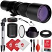 Opteka 500mm/1000mm f/8 Manual Telephoto Lens for Sony Alpha A99V, A99 ...