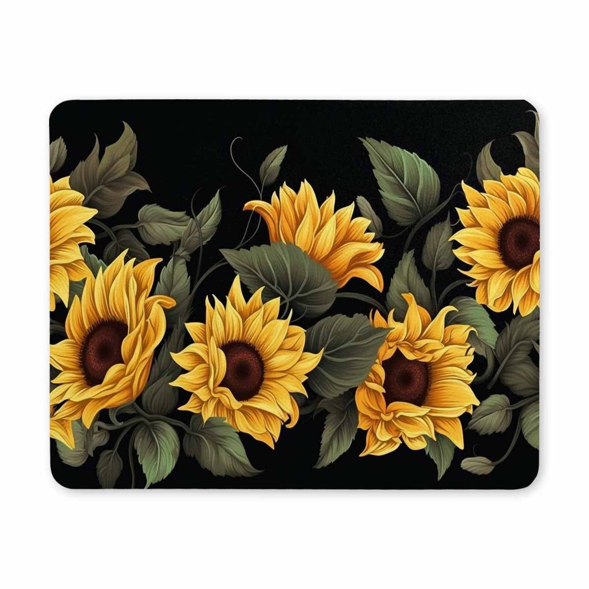 Mouse Pad, Floral Mouse Pad, Computer Mouse Mat with Design, Non-Slip ...