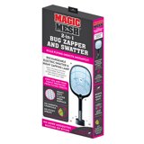 Magic Mesh 2-in-1 Bug Zapper & Swatter, Rechargeable Electric Swatter ...