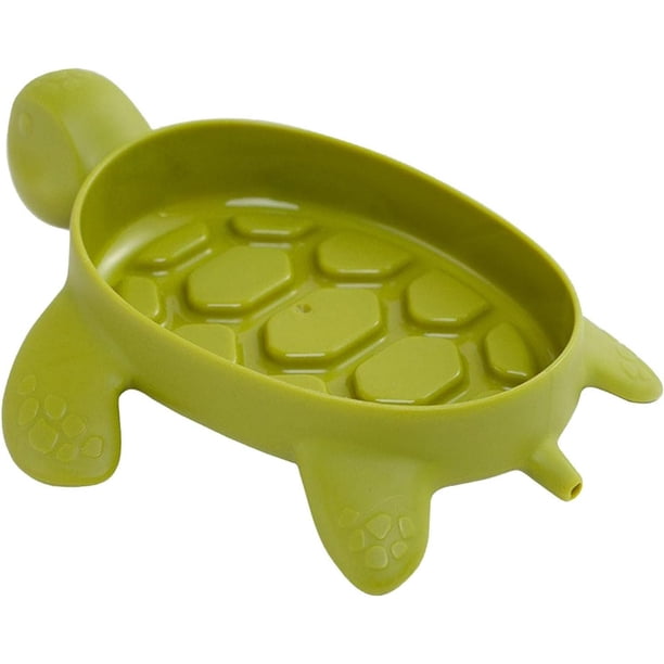 Soap Box with Drain Hole, Cute Cartoon Turtle Shape Soap Holder Box Bar ...