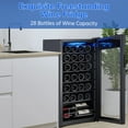 Wine Fridge, Freestanding Compressor Wine Cooler Refrigerator, Wine ...