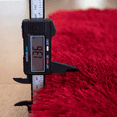 RugBerry Room Furniture - 5x7 Ft Red Solid Shag Area Rug, High-Quality ...