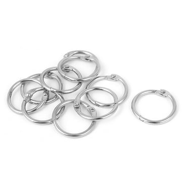 6 Pcs Loose Leaf Binder Rings 2 Inches, Metal Home Office Book Rings ...
