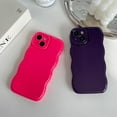 CFHADD-Phone Case for iPhone 16 Case,Simple Wave Design Wavy Frame Soft ...