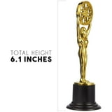 12-Pack Mini Trophies, Fake Plastic Film Movie Theater Statues for Kids ...