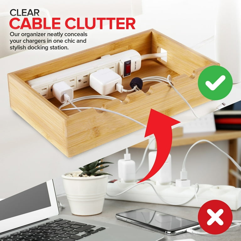 Cell Phone Charging Station Organizer