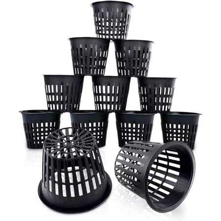 Plastic Hydroponic Baskets Reusable Hydroponic Planting Pot Aquatic ...