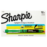 Sharpie Liquid Highlighters, Fluorescent Green, Smooth Chisel Tip, Box ...