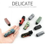 Mini Die-Cast Pull Back Steam Train Toy Set for Children's Play - 4 ...