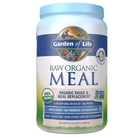 Garden of Life Raw Organic Meal Replacement Powder - Vanilla, 28 ...