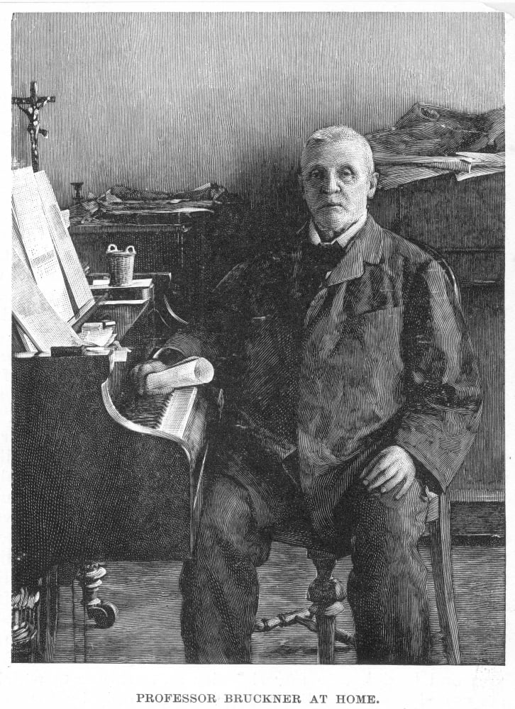 Anton Bruckner (1824-1896). /Naustrian Composer And Organist. Wood ...