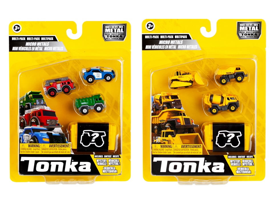 Tonka Micro Metals Bundle Pack Truck Vehicle Playset (8 Pieces)