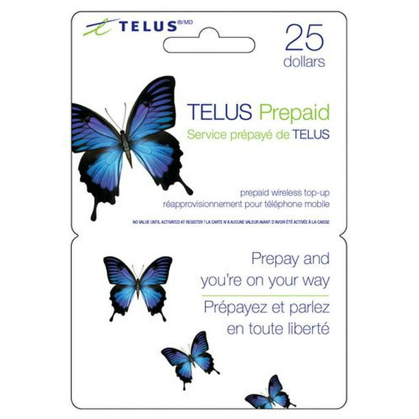 Carte Telus 25 $ - Walmart.ca