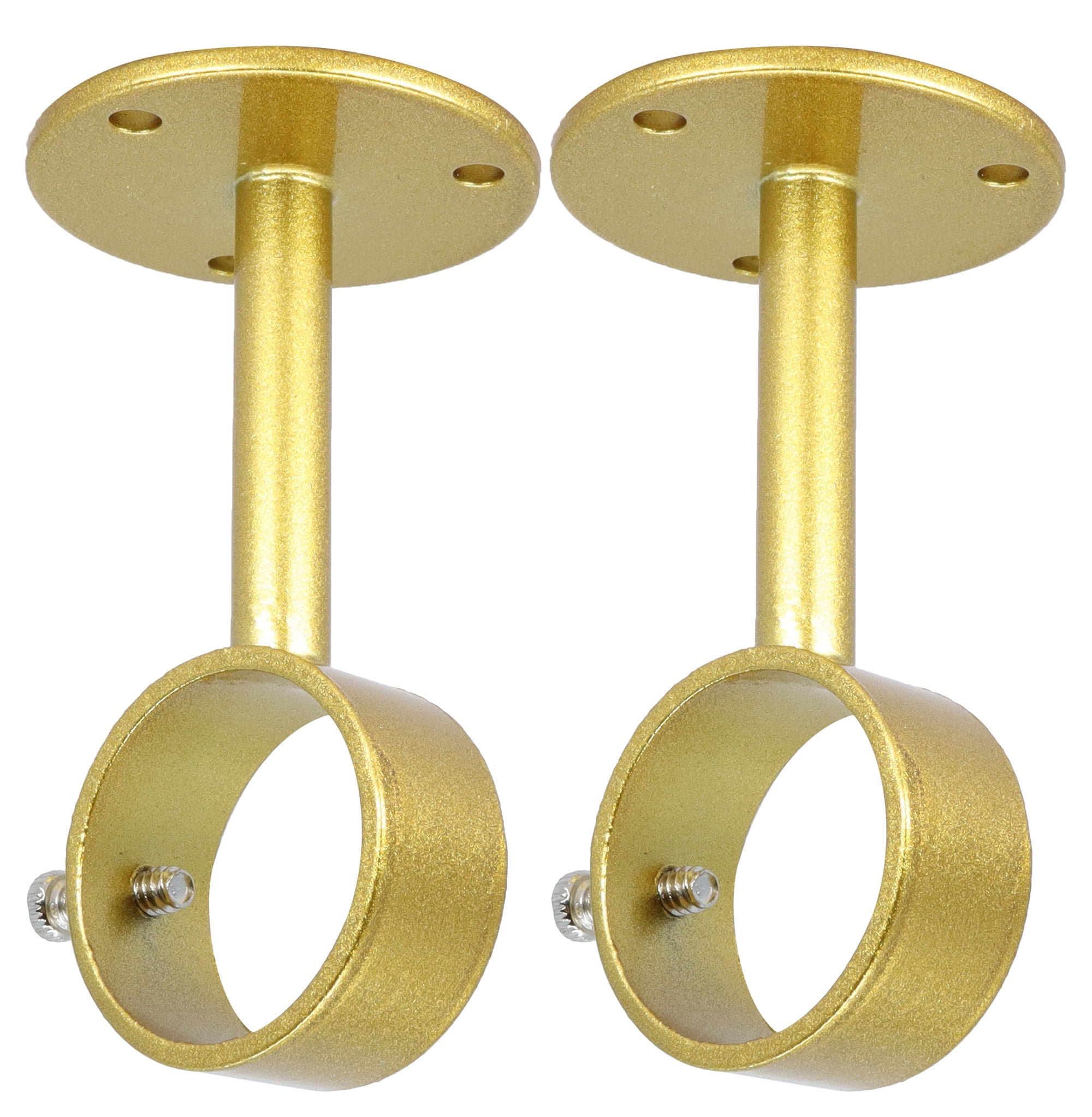 MERIVILLE Ceiling-Mounted or Wall-Mounted Curtain Rod Brackets, for up ...