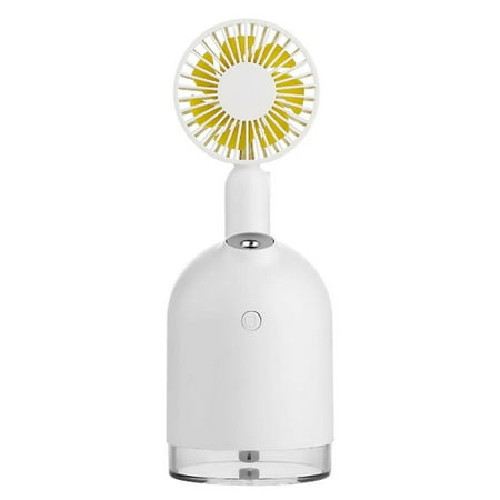 Humidifier Fan 2 In 1 Rechargeable Usb Mini Humidifier Detachable ...