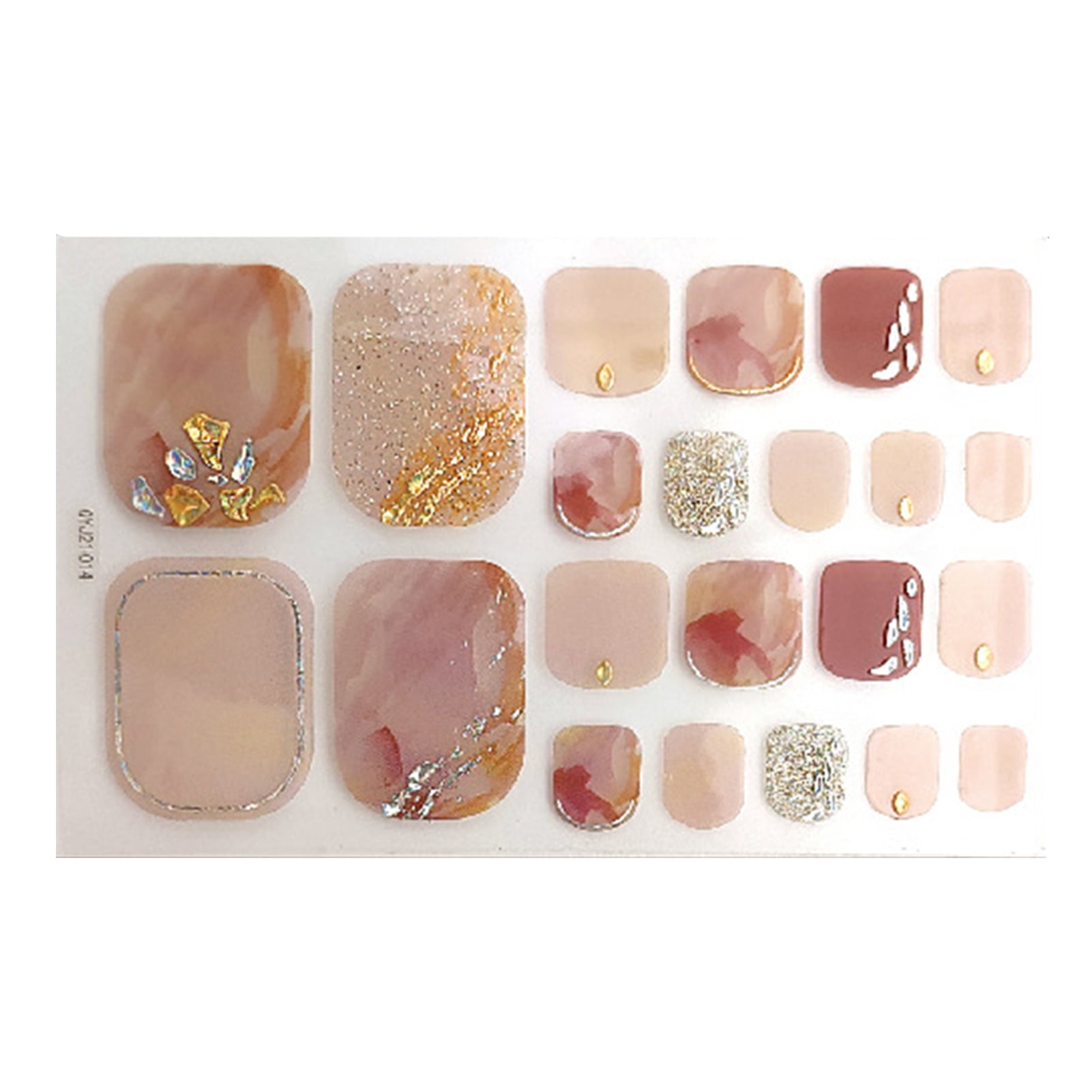 ruhuadgb Delicate Toenail Polish Wraps Longwear for Salon Breathable ...