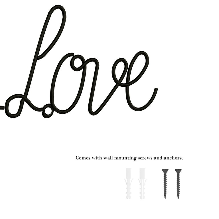 Love Word Art Cursive