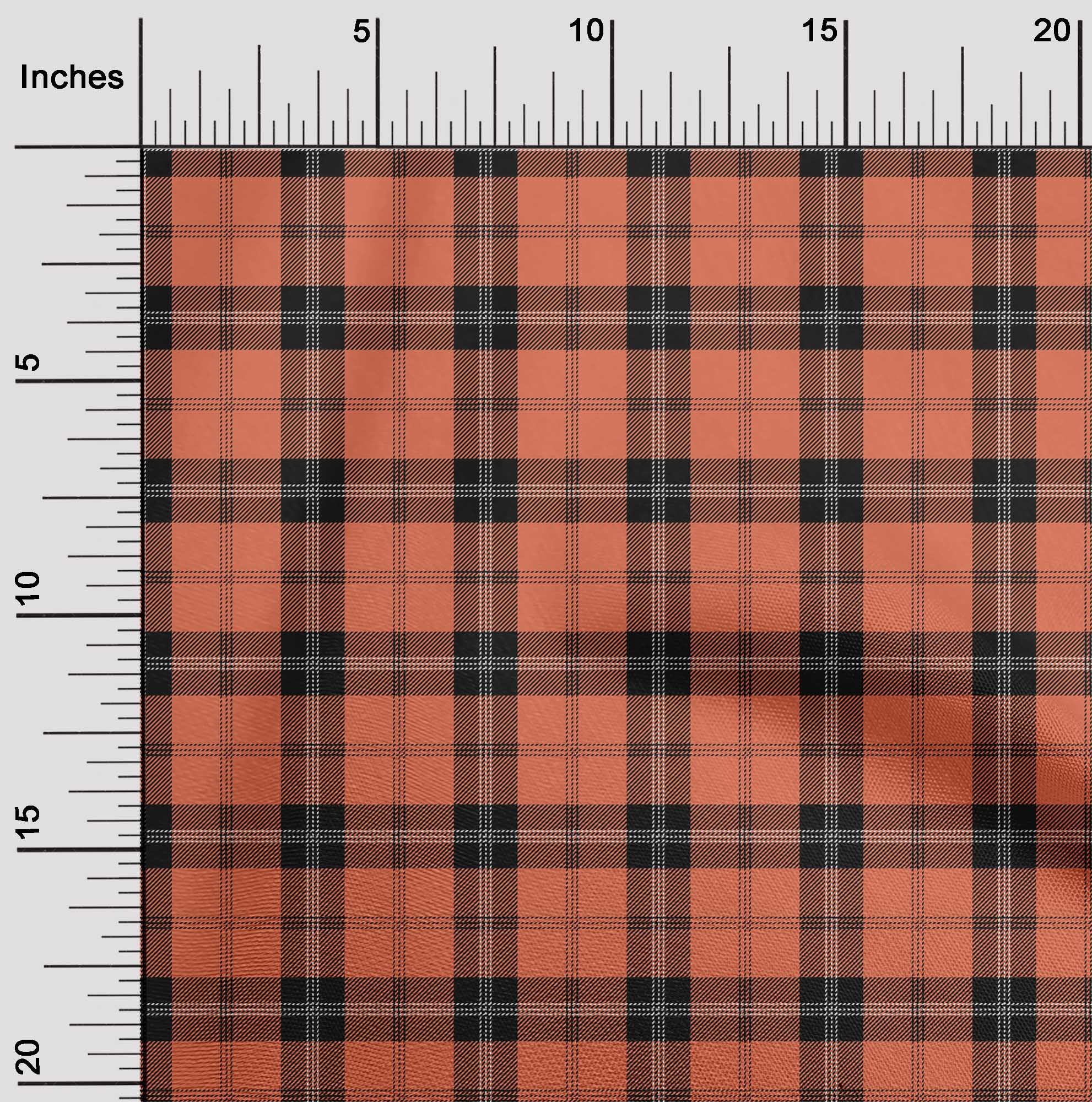 oneOone Polyester Lycra Fabric Tartan Check Fabric Prints By Yard 56 ...