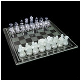 Spin Master Games Chess & Checkers Set with Frosted & Clear Pieces, 9 ...