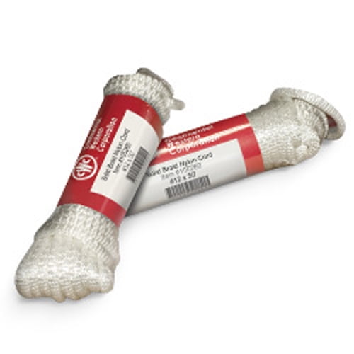 CWC Solid Braid Nylon Rope - 1/8" x 100 ft., White - Walmart.com