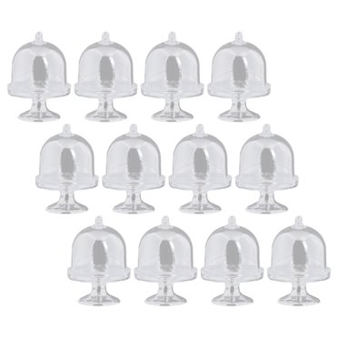 Durable Mini Candy Jar with Lids, Clear Plastic Party Favor & Gift ...