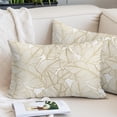 Banana Leaves Throw Pillow Cover 12 x 20 Inch Decorative Pillow Cover ...