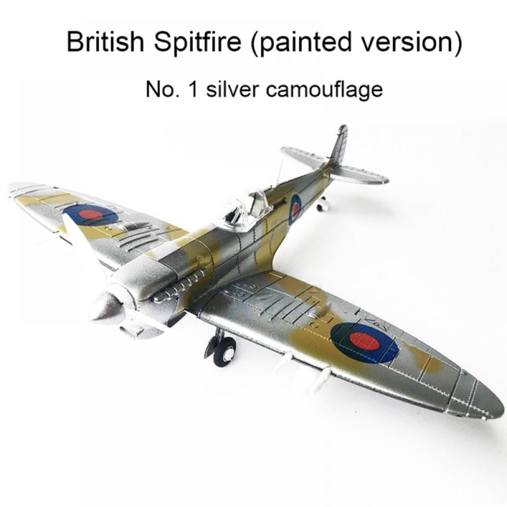 1:48 Military Aircraft Plastic Model Kit Spitfire Fighter Model ...