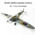 1:48 Military Aircraft Plastic Model Kit Spitfire Fighter Model ...
