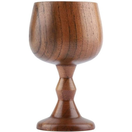 Healthy Wooden Goblet Elegant Coffee Wine Grape Drinking Cups Multi ...