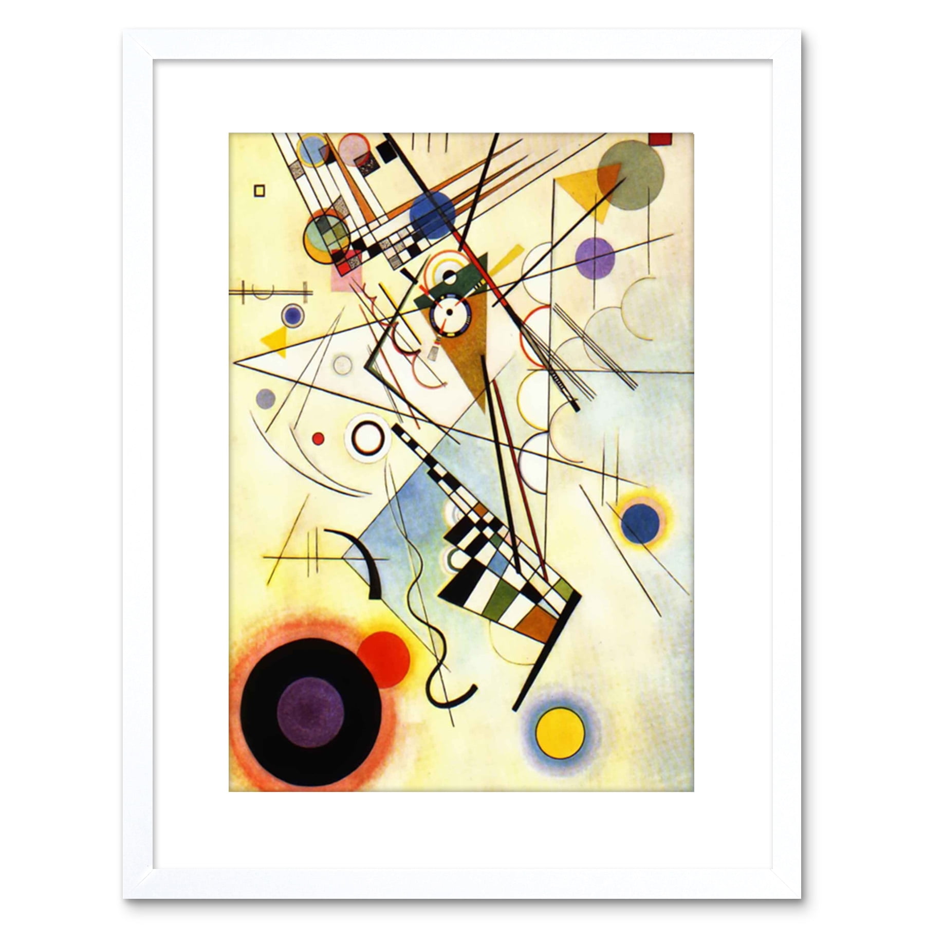 Wassily Kandinsky Composition VIII Painting Artwork Framed Wall Art ...
