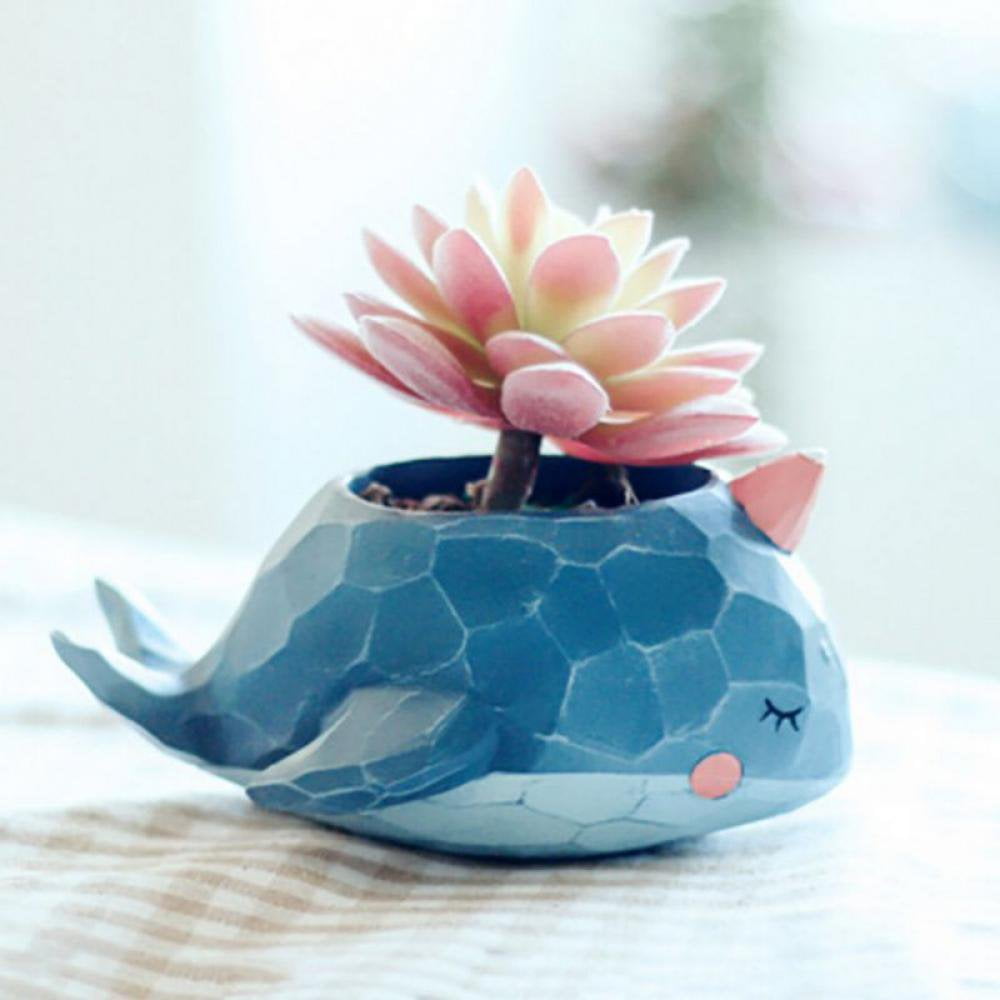 Click here for Generic Blue Whale Resin Succulent Planter Pots Fo... prices