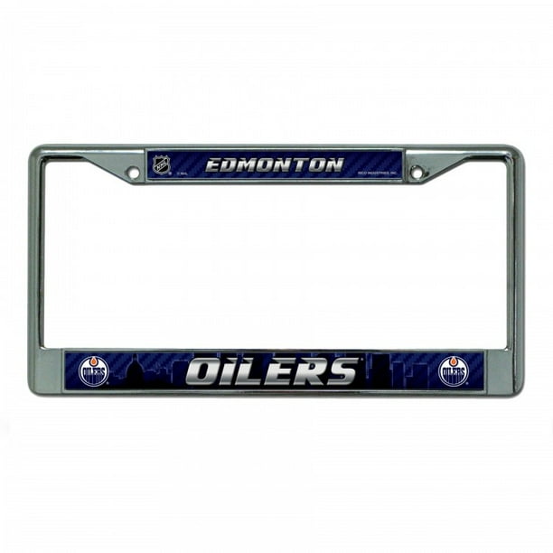 Edmonton Oilers Chrome License Plate Frame - Walmart.ca