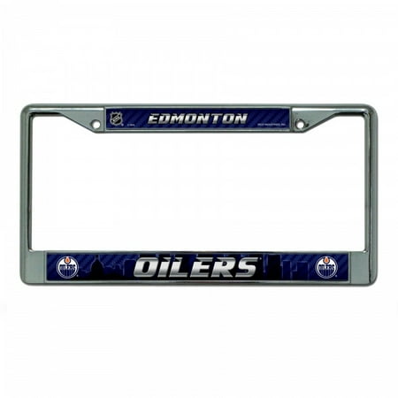 Edmonton Oilers Chrome License Plate Frame - Walmart.ca