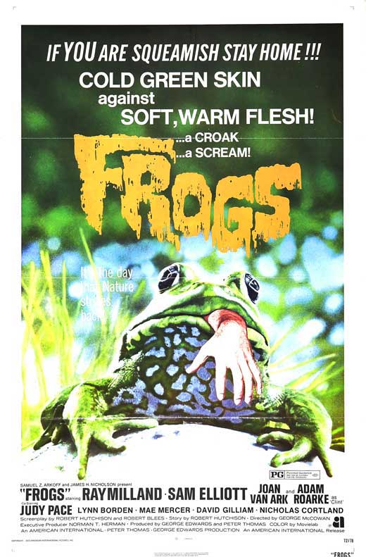 Frogs - movie POSTER (Style B) (11" x 17") (1972) - Walmart.com