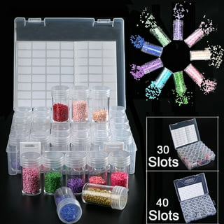 Elizabeth Ward Bead Storage Solutions 3 Piece Craft Containers, (6 Pack ...