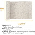 VEELIKE Beige Granite Contact Paper, Self Adhesive, Waterproof, 15.7 ...